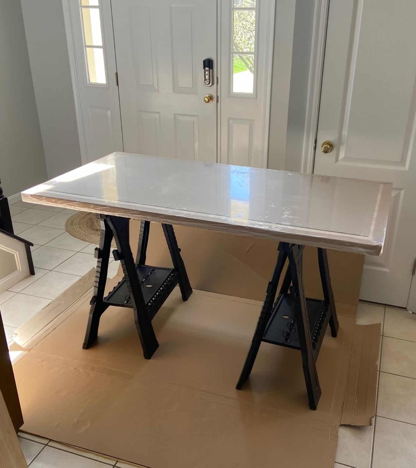 DIY Butcher Block Desk for Your Home Office - Home By Alley