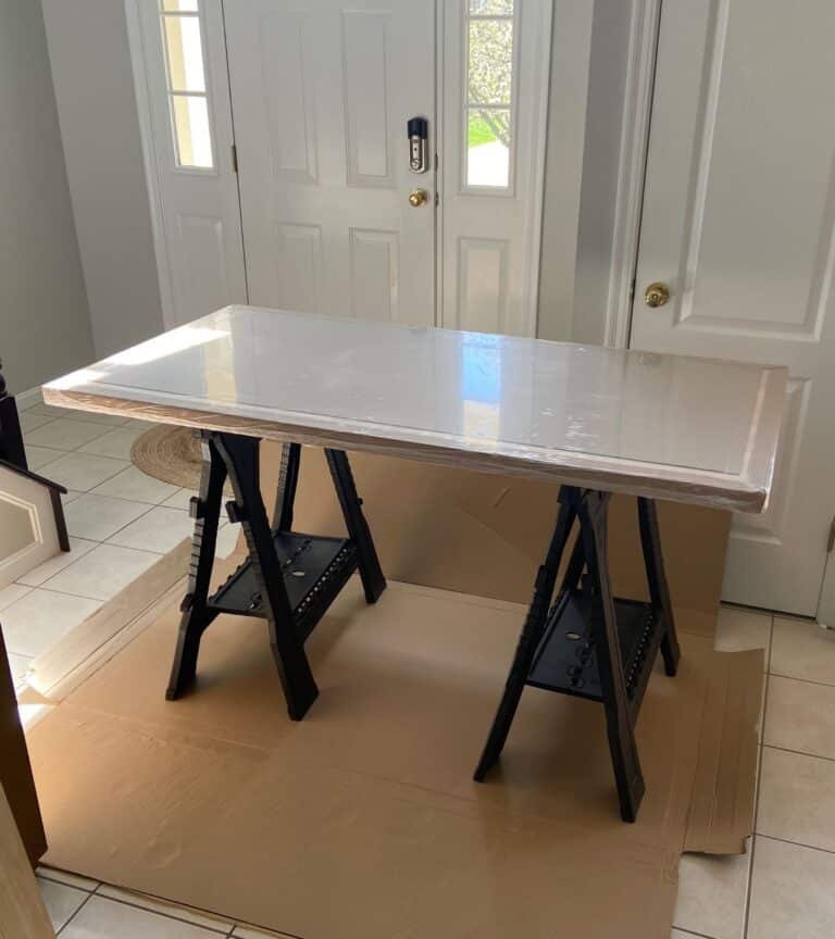 DIY Butcher Block Desk for Your Home Office - Home By Alley