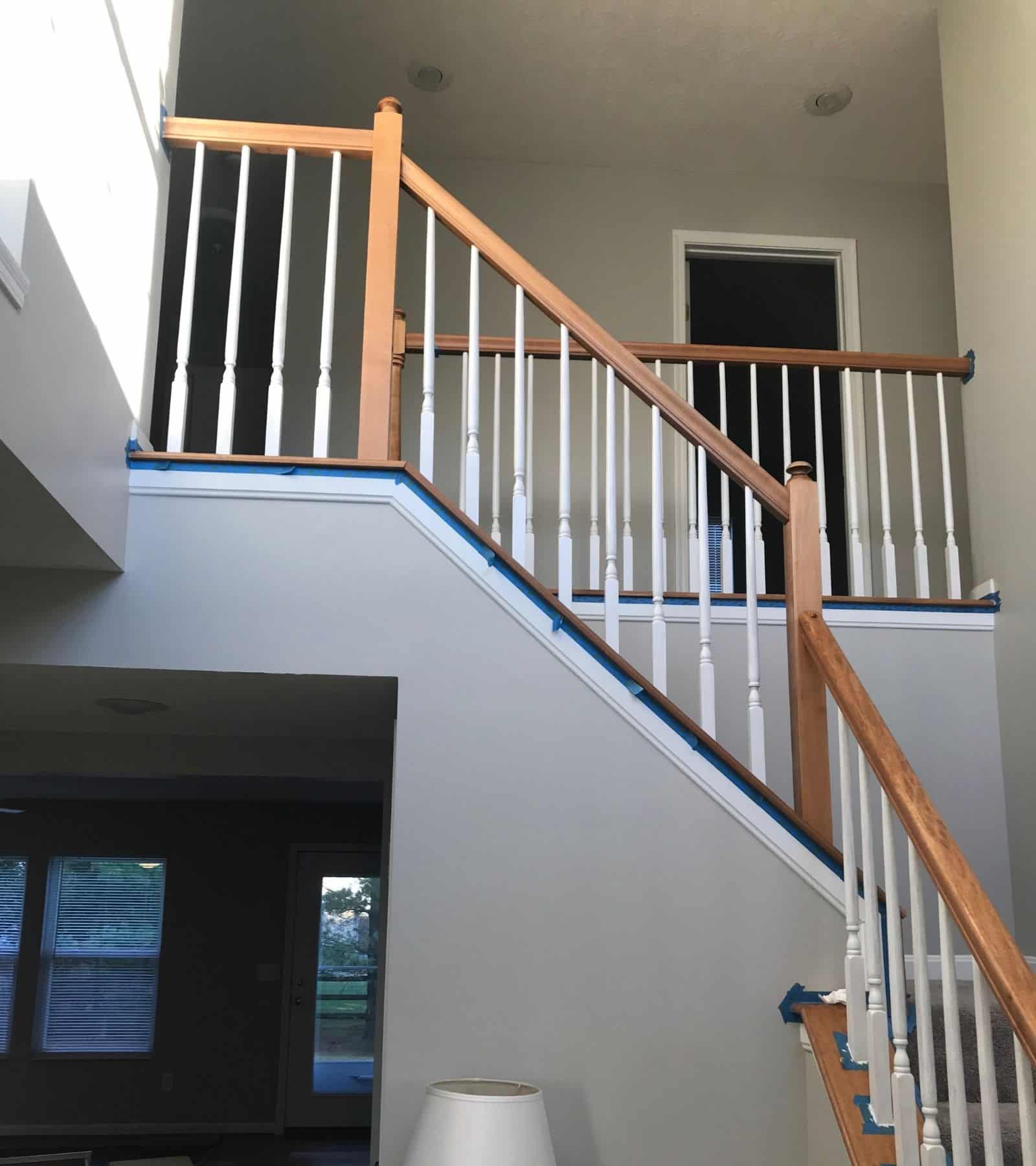 Java Gel Stain Banister Transformation (Step-by-Step Guide) - Home By Alley