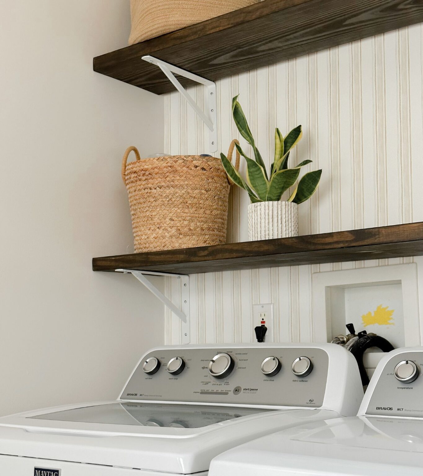 Cheap DIY Laundry Room Shelves For a Cute and Functional Space (Step-By ...