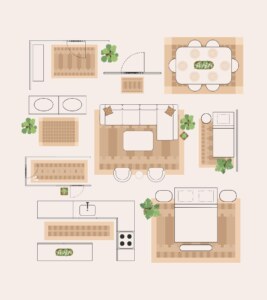 The Most Common Rug Sizes (With Super Helpful Visuals) - Home By Alley