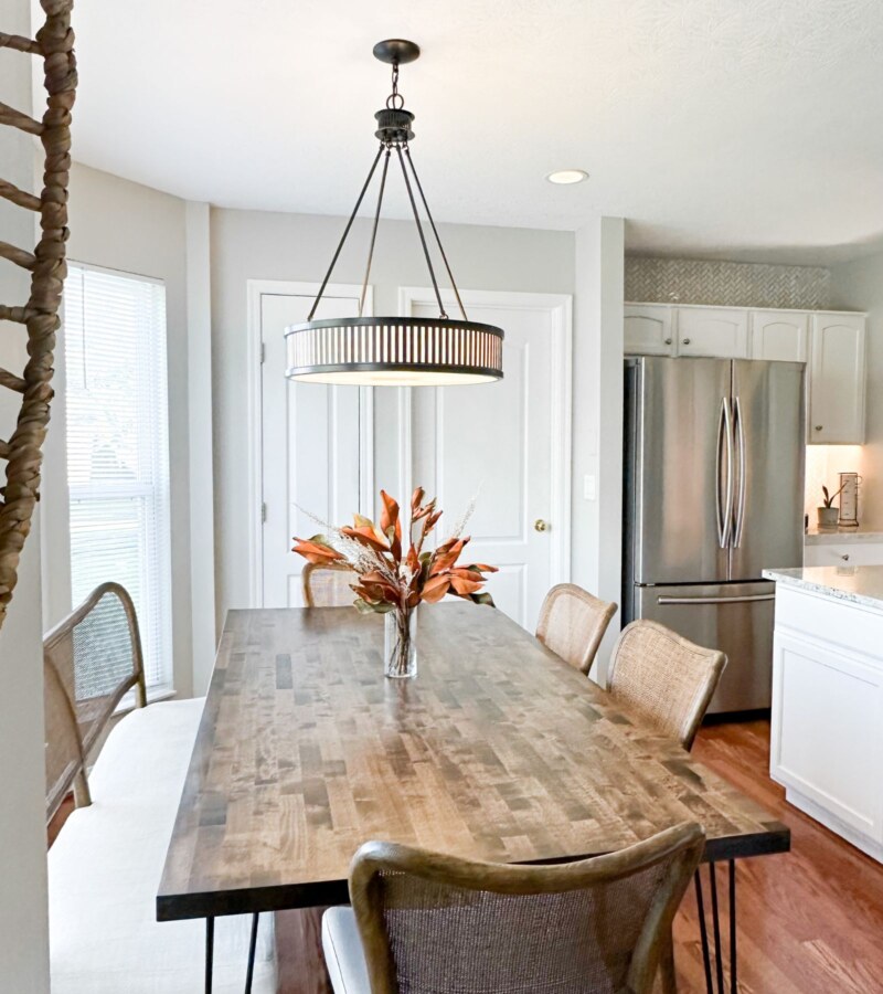How High to Hang a Chandelier Over Dining Table - ANSWERED! - Home By Alley