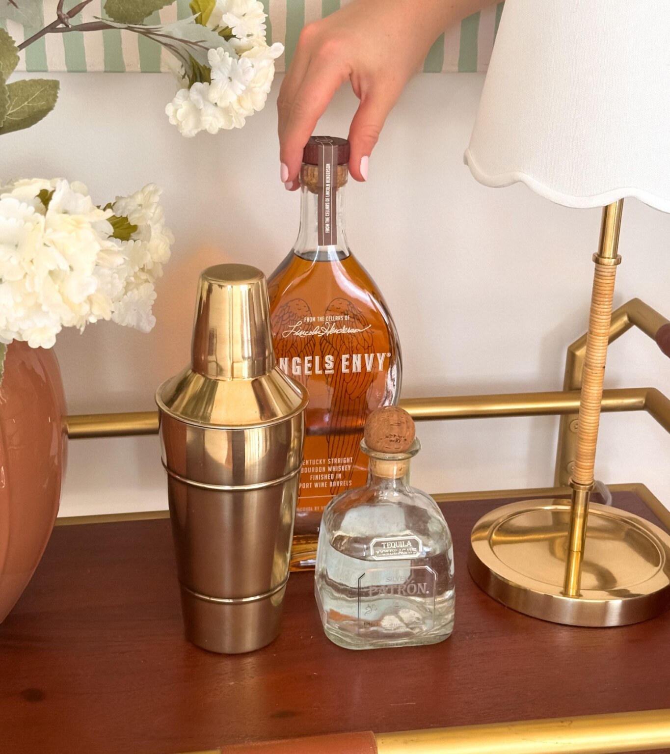 The SECRET to Styling a Bar Cart Like a Pro - Home By Alley