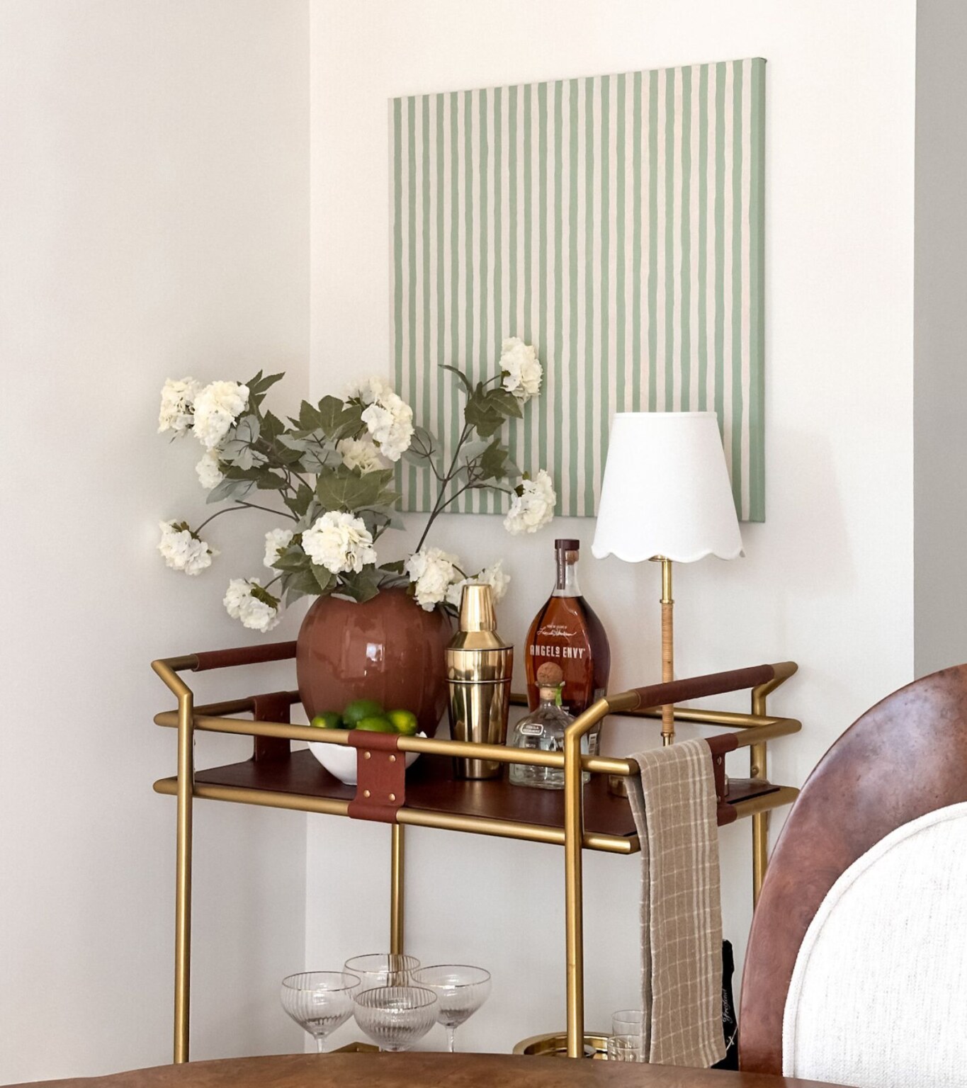 The SECRET to Styling a Bar Cart Like a Pro - Home By Alley