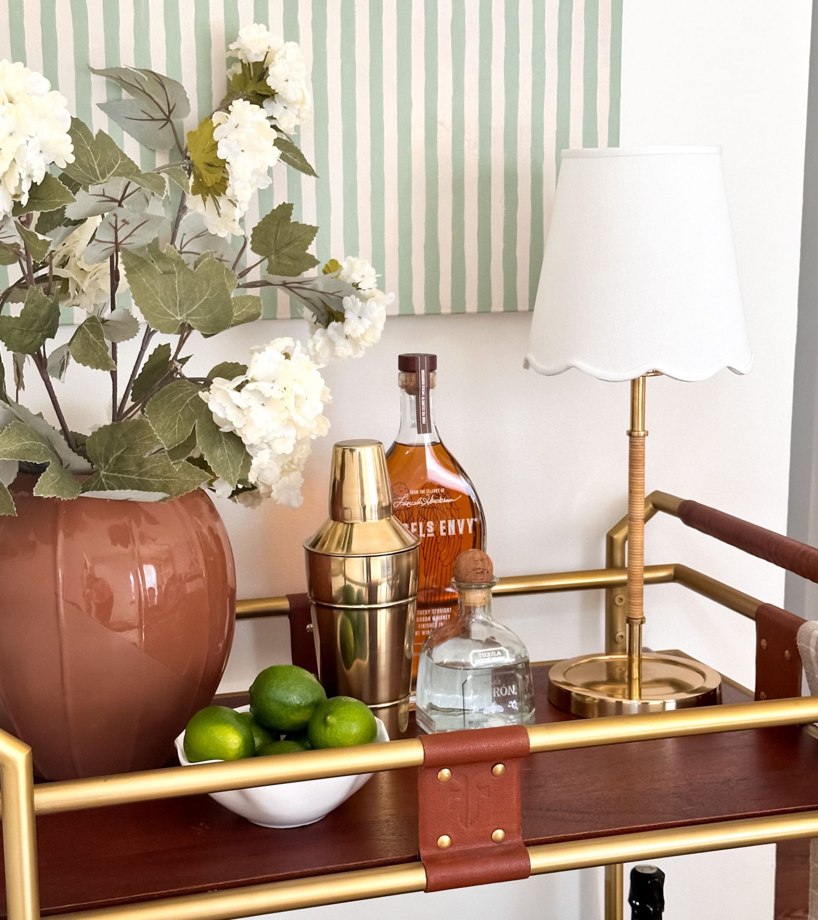The SECRET to Styling a Bar Cart Like a Pro - Home By Alley
