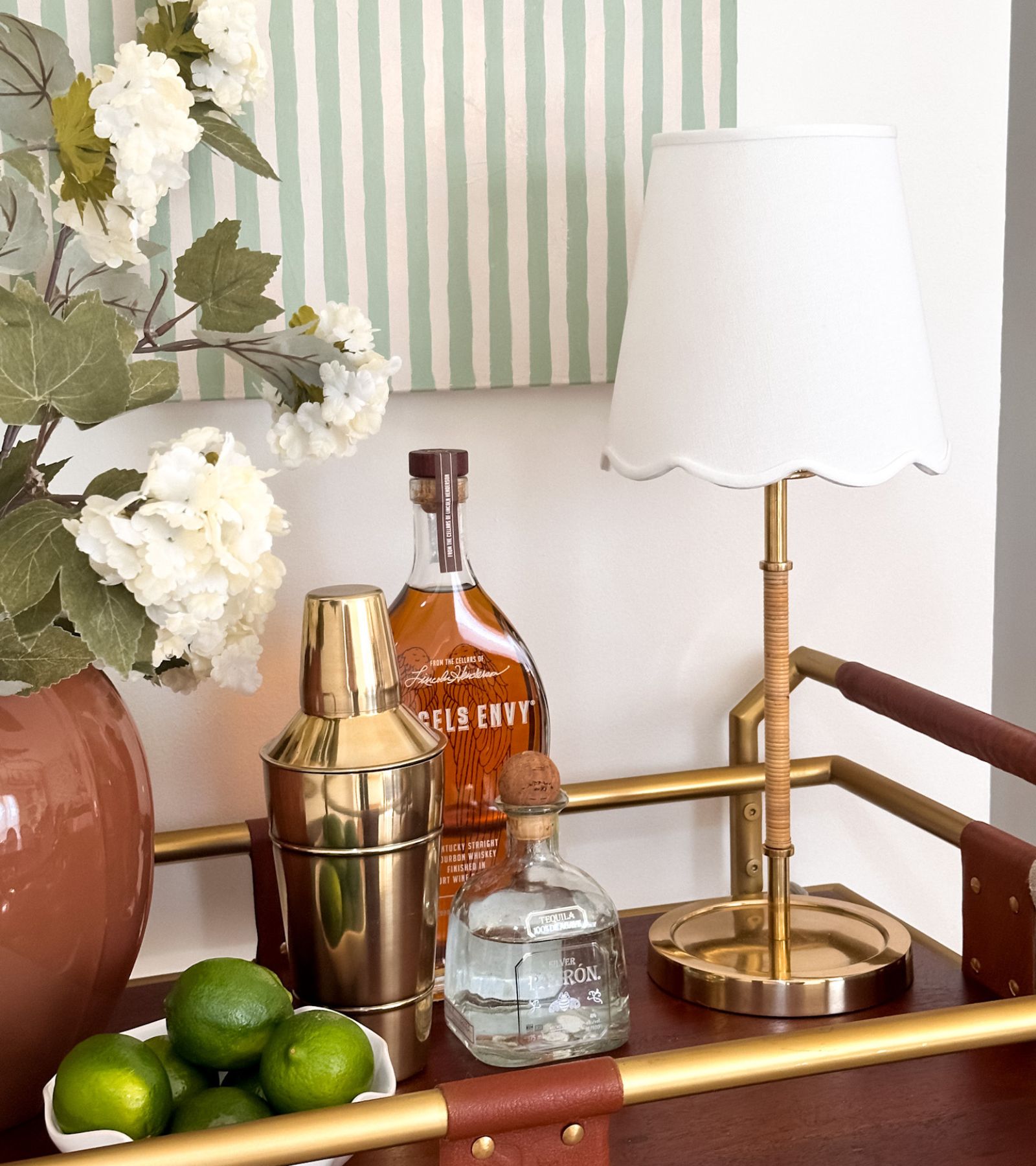 The SECRET to Styling a Bar Cart Like a Pro - Home By Alley