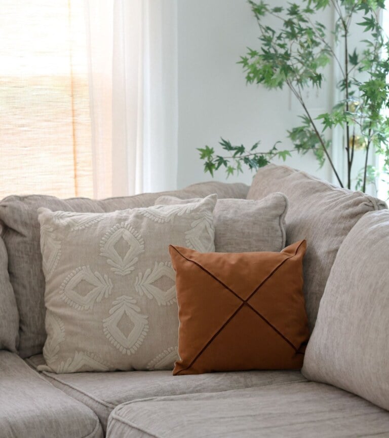 How to Style Couch Pillows So That They Elevate Your Space! - Home By Alley