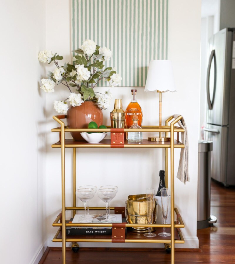 15 Ridiculously Cute Bar Carts You Can’t Pass Up - Home By Alley