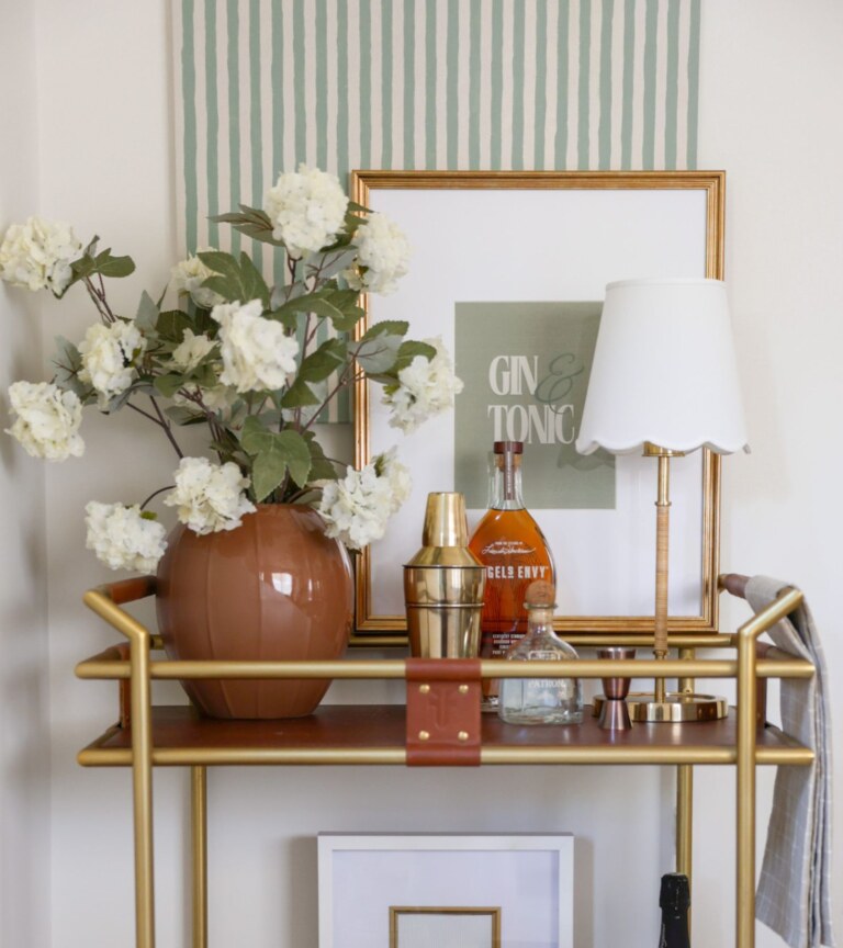 The SECRET to Styling a Bar Cart Like a Pro - Home By Alley