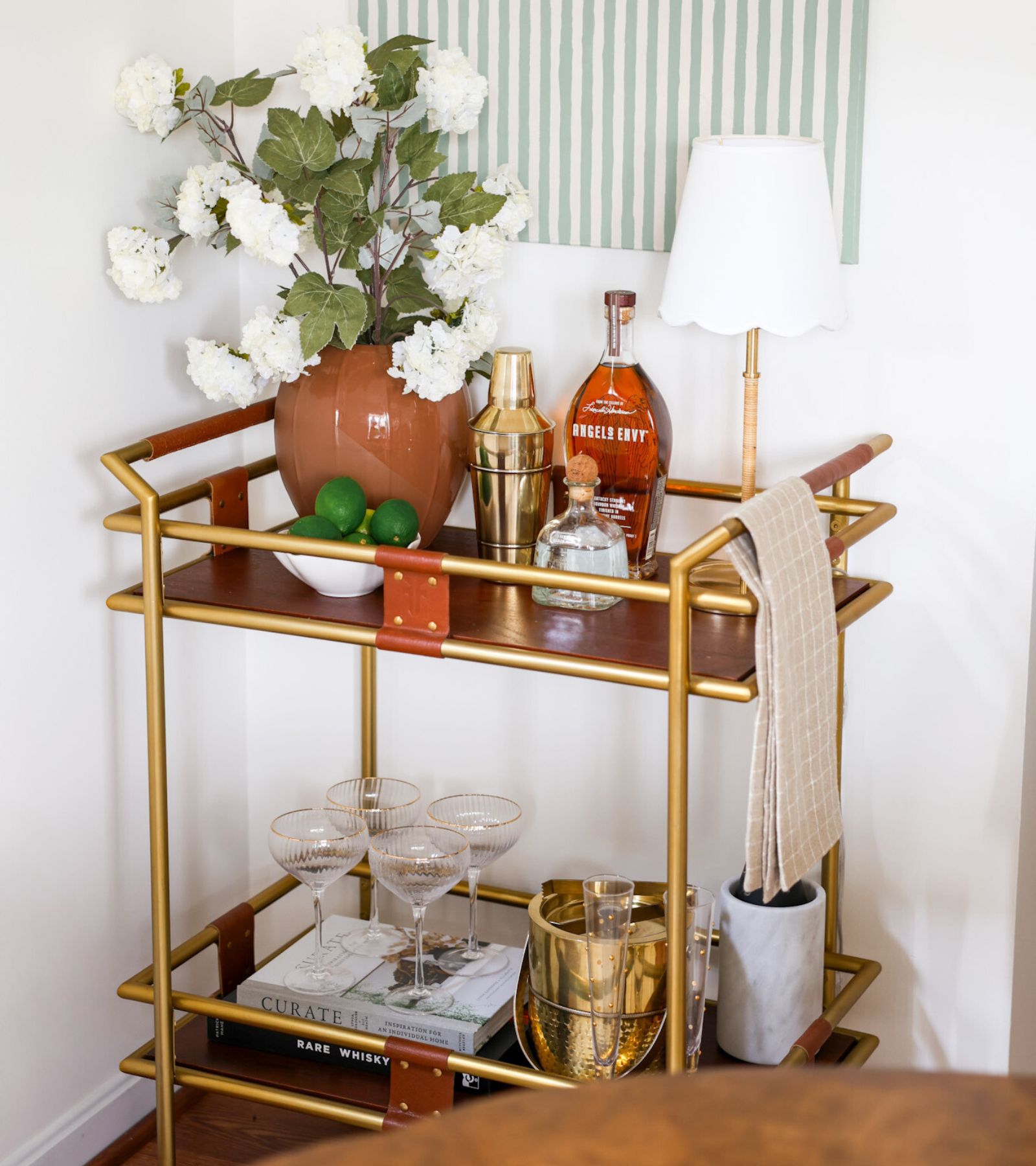 15 Ridiculously Cute Bar Carts You Can’t Pass Up - Home By Alley