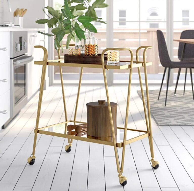 15 Ridiculously Cute Bar Carts You Can’t Pass Up - Home By Alley